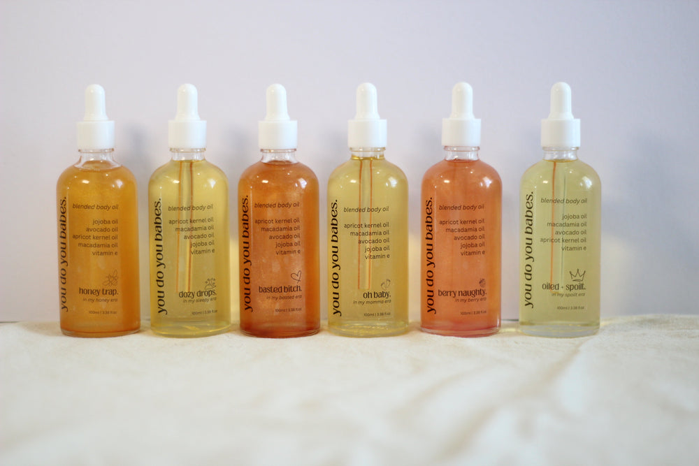 Body Oils Hand made on the Sunshine Coast – you do you babes
